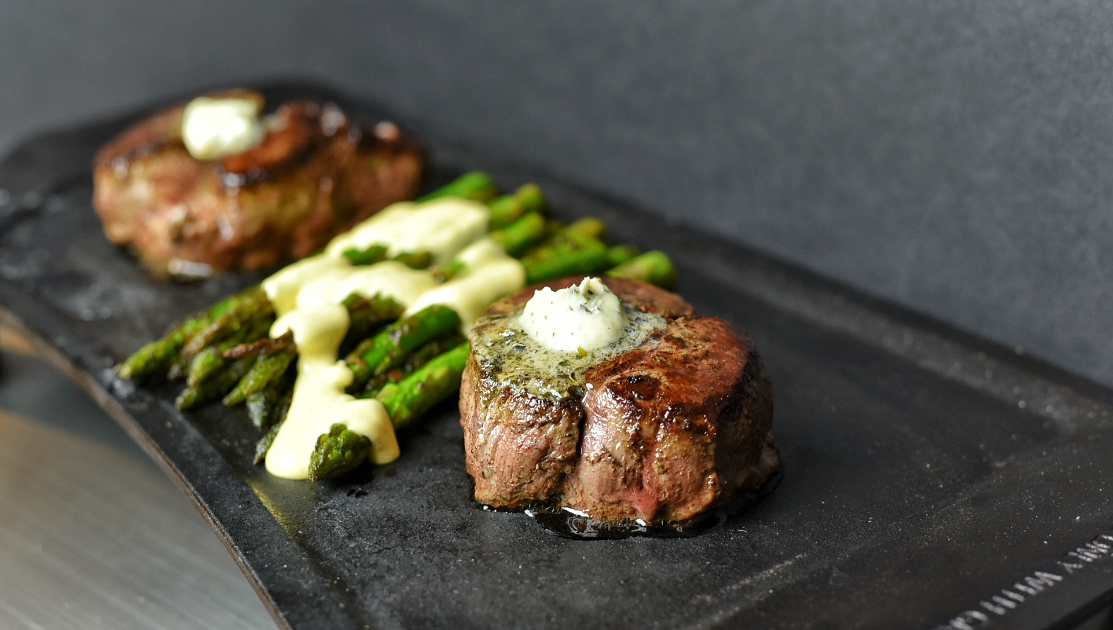 Filet Mignon With Asparagus & Hollandaise Sauce | Dude That Cookz