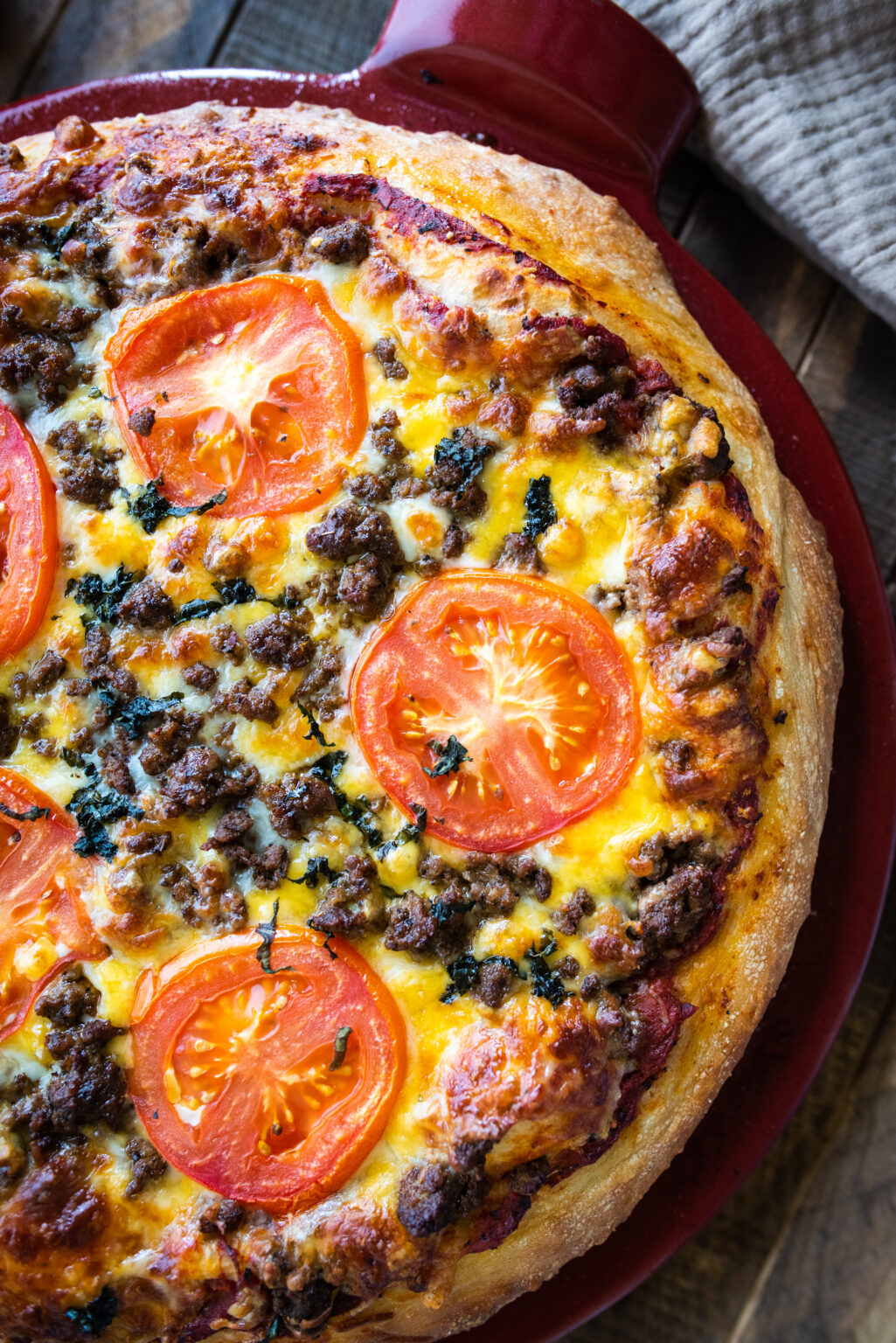 Easy Cheeseburger Pizza Recipe | Dude That Cookz