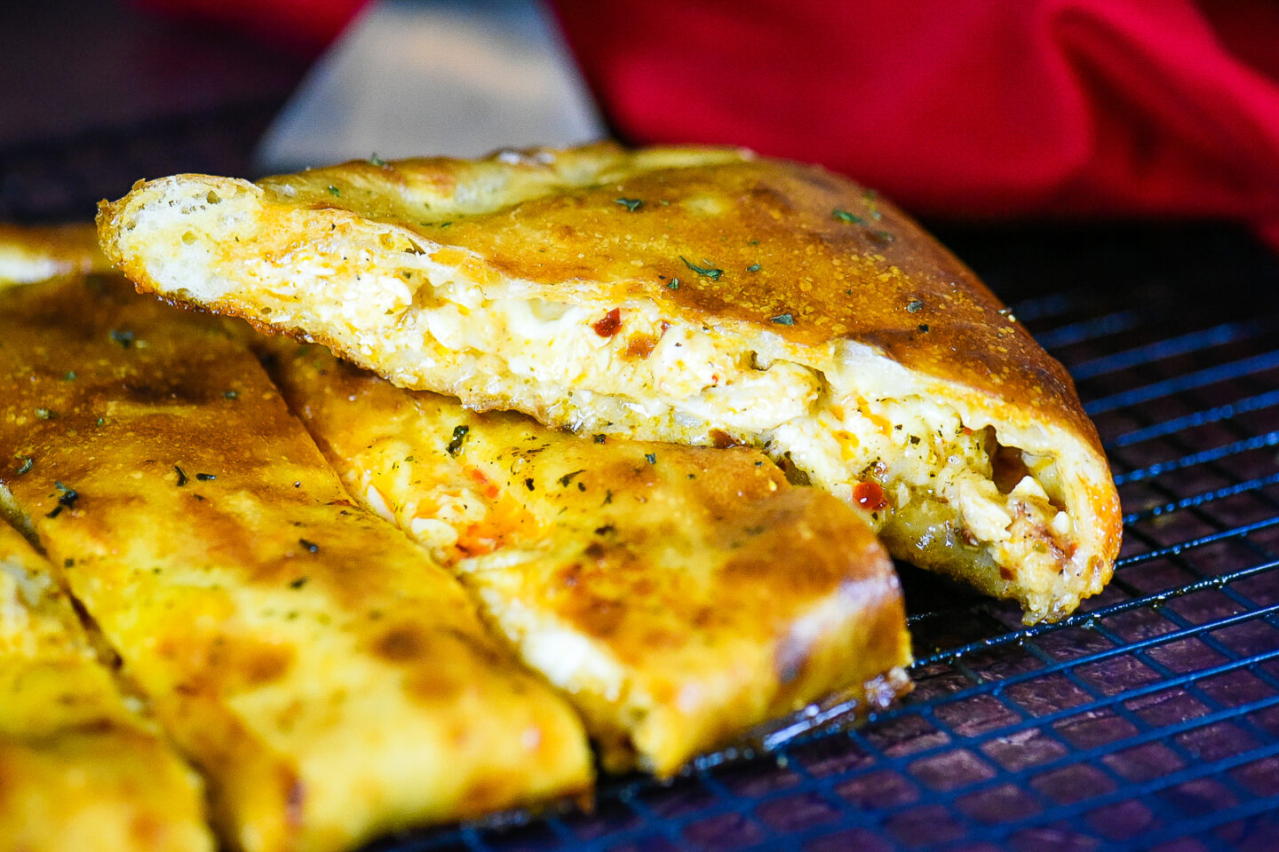 Buffalo Chicken Calzone | Dude That Cookz