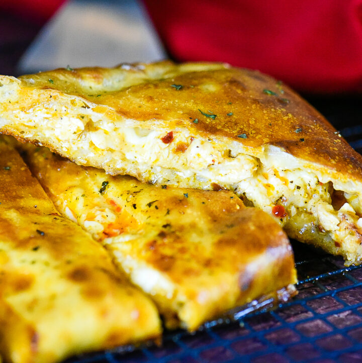Buffalo Chicken Calzone | Dude That Cookz