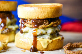 Texas Toast Double Cheeseburger | Dude That Cookz