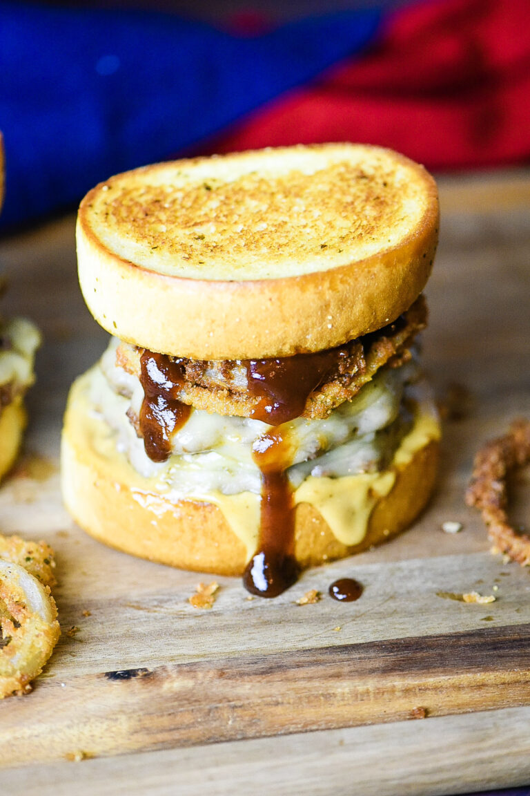 Texas Toast Double Cheeseburger | Dude That Cookz