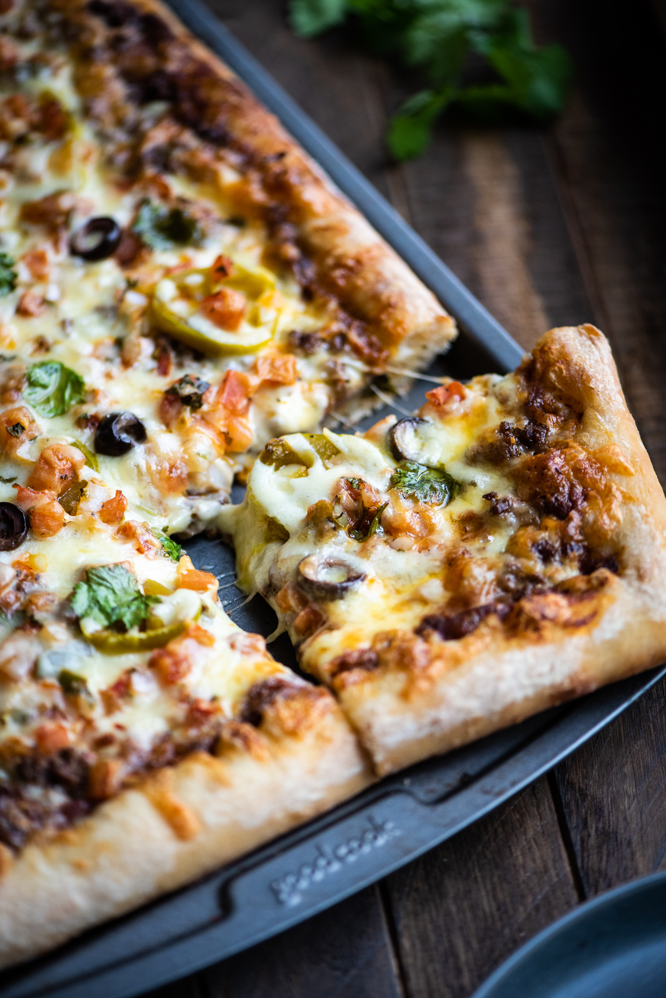 Mexican Taco Pizza Recipe | Dude That Cookz