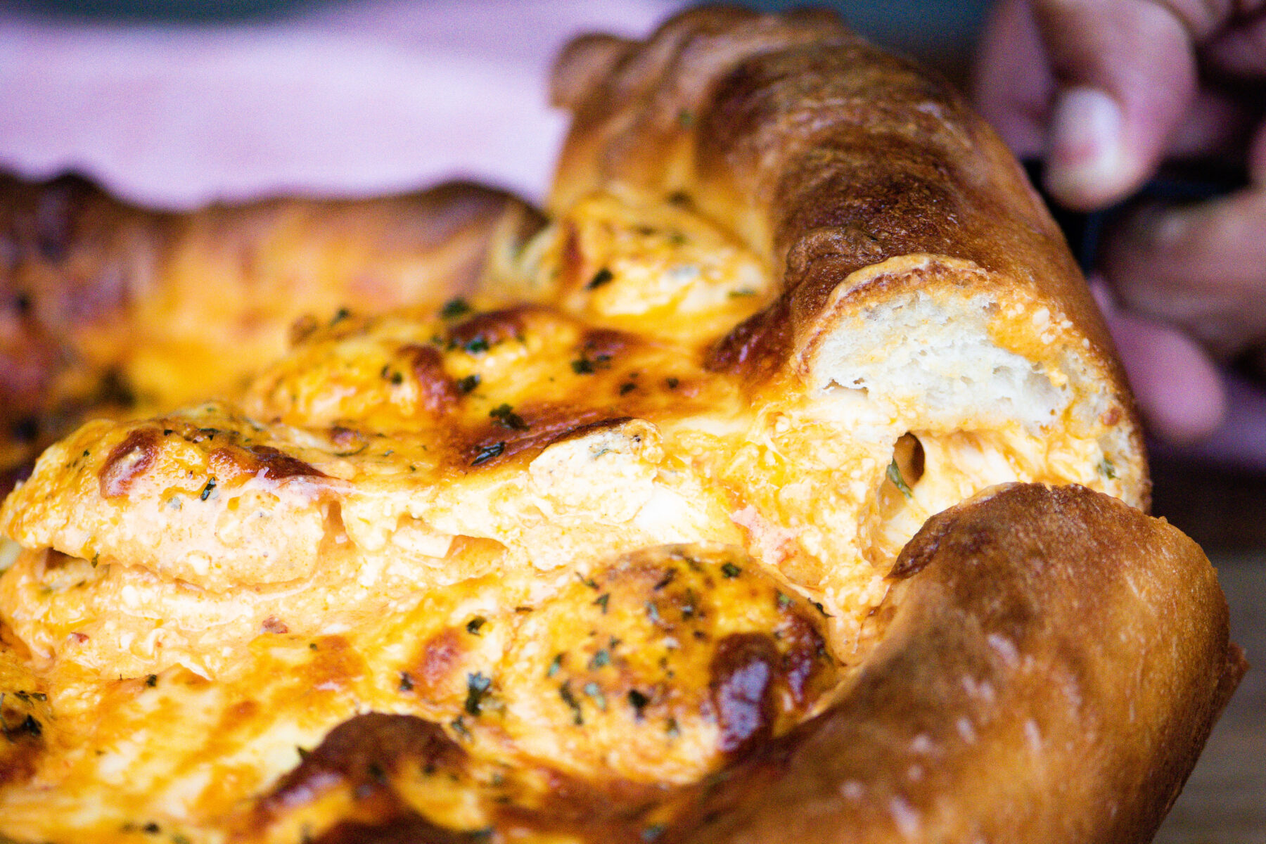 Buffalo Chicken Meatball Pizza | Dude That Cookz