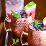 Watermelon Moscow Mule Cocktail | Dude That Cookz
