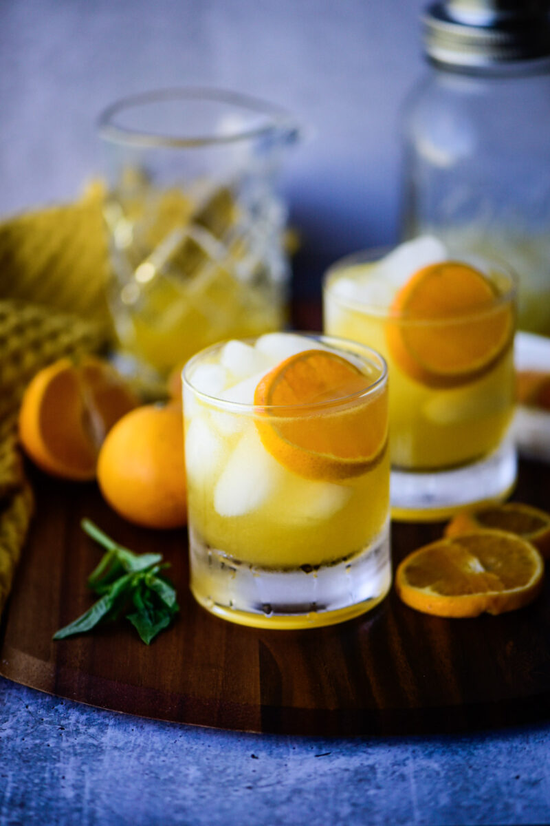 Mandarin Orange Crush Cocktail | Dude That Cookz