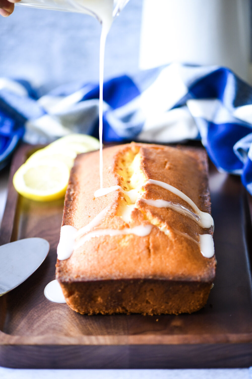 Moist Lemon Glazed Pound Cake | Dude That Cookz