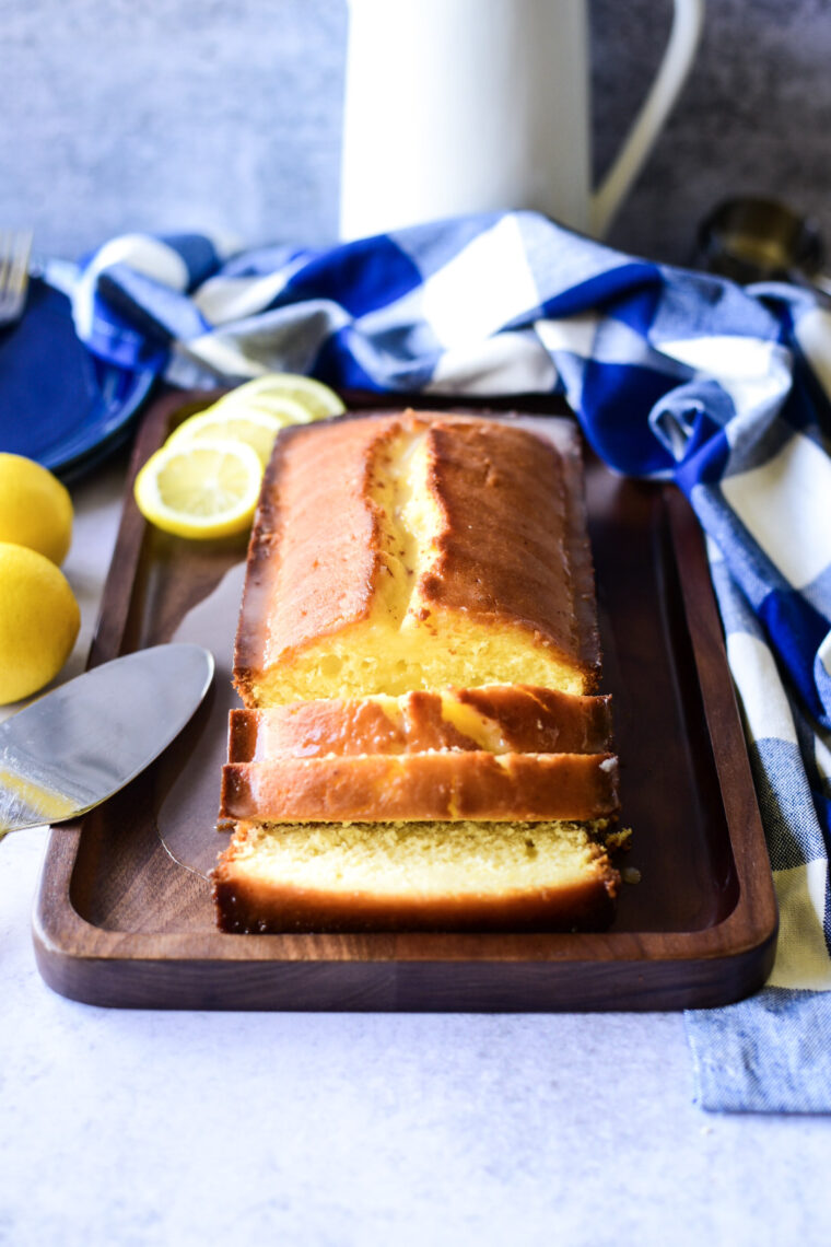 Moist Lemon Glazed Pound Cake | Dude That Cookz