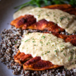 Baked Flounder with Pontchartrain Sauce | Dude That Cookz