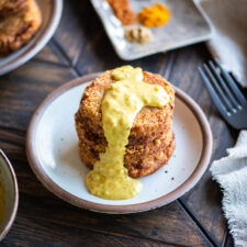 Creole-Style African Fish Patties with Pontchartrain Sauce | Dude That ...