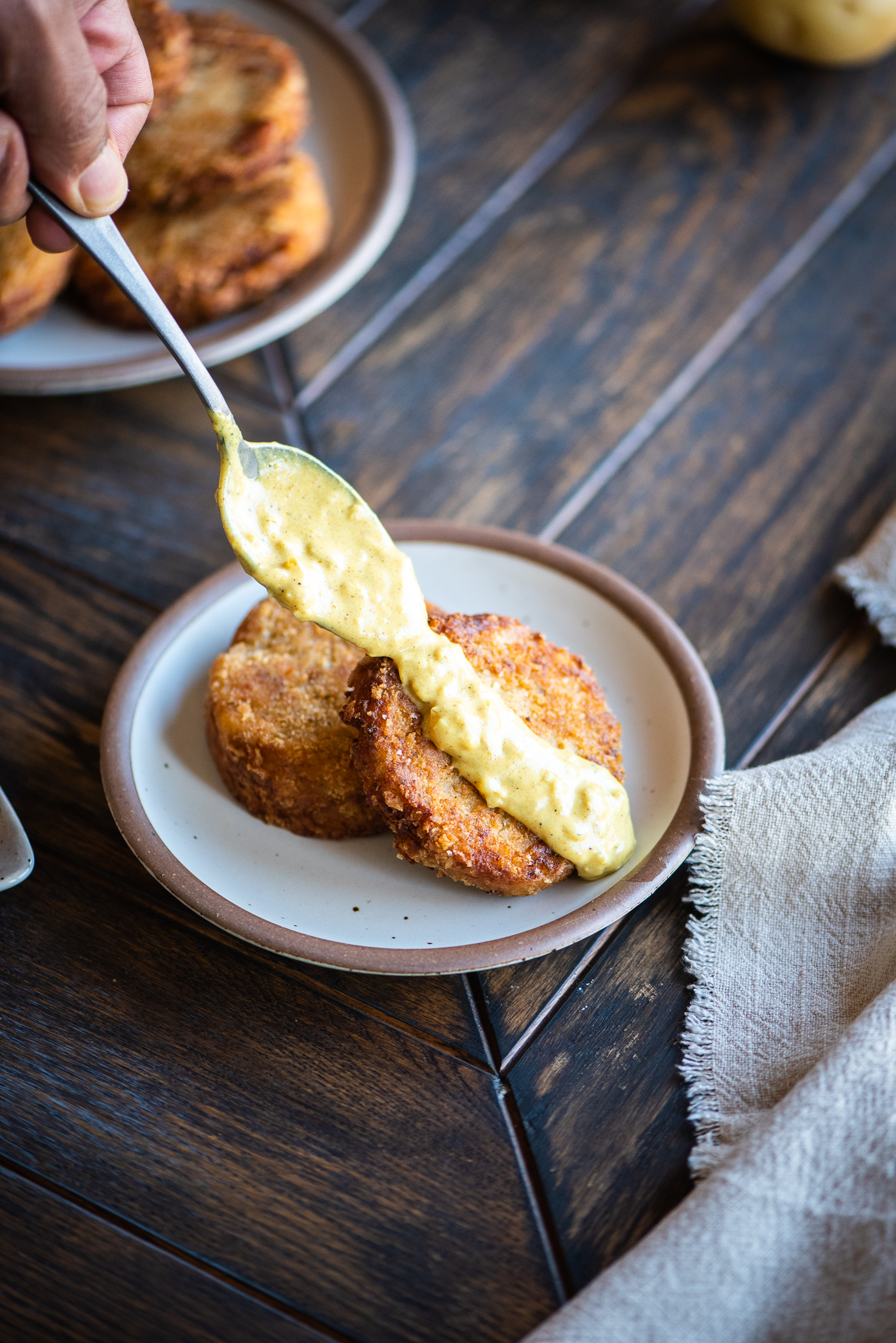 Creole-Style African Fish Patties with Pontchartrain Sauce | Dude That ...