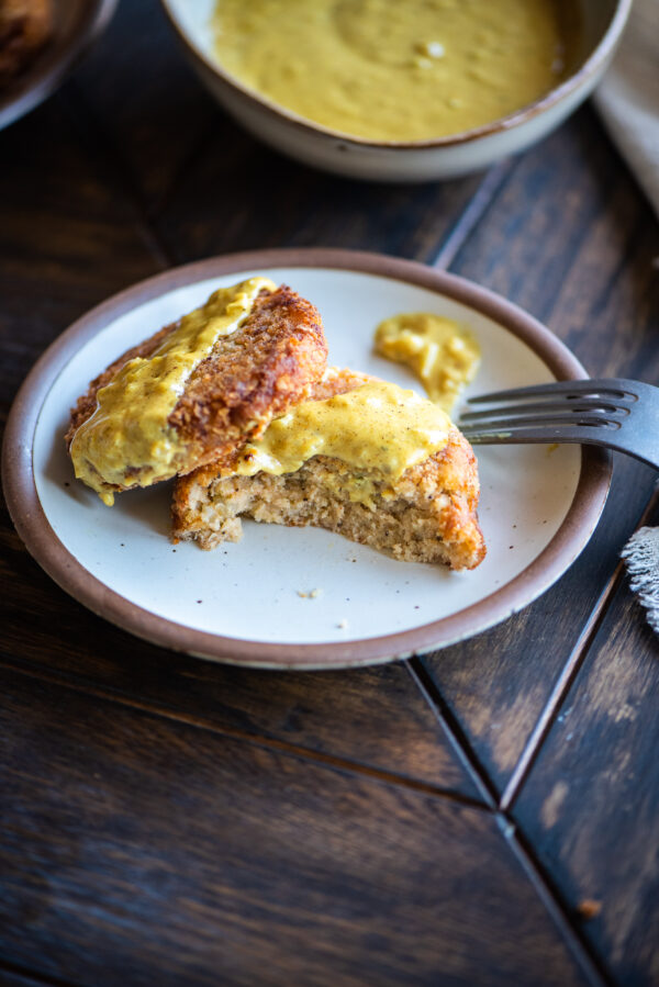 Creole-Style African Fish Patties with Pontchartrain Sauce | Dude That ...