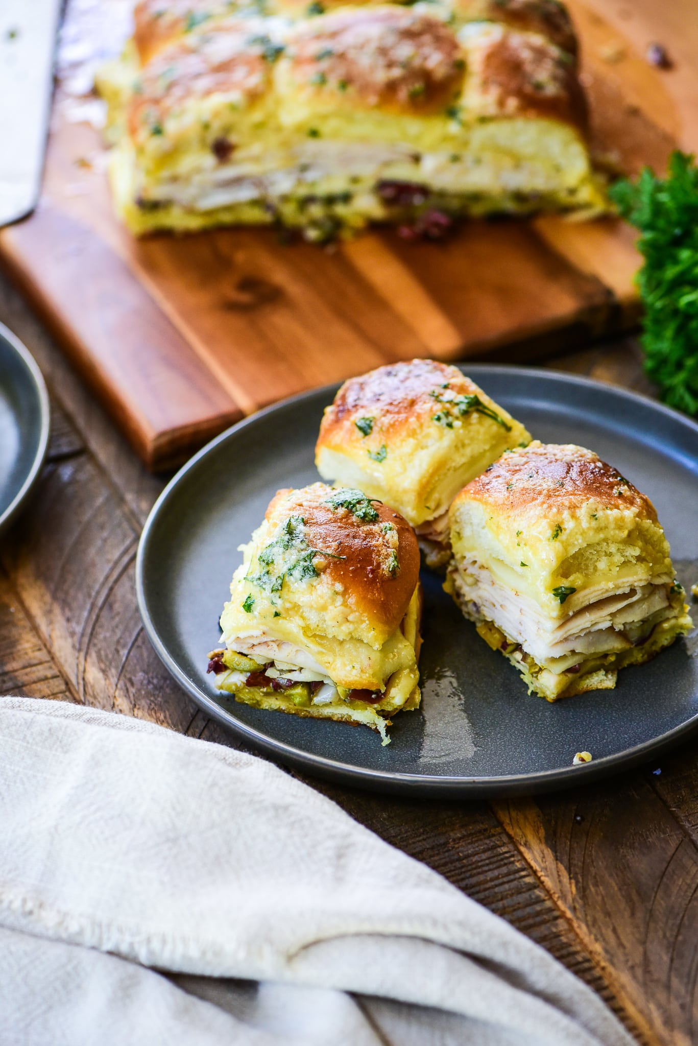 Baked Muffuletta Sliders | Dude That Cookz